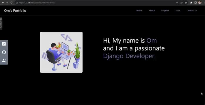Om Kumar Jha on LinkedIn: #codsoft #intership #portfolio_website Om Kumar Jha on LinkedIn: #codsoft #intership #portfolio_website