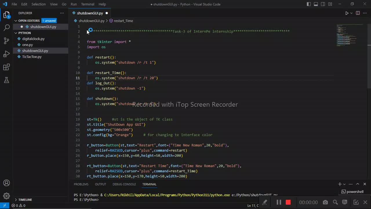 Nikhil Pingale on LinkedIn: #internpe #pythonprogramming #gui # ... Nikhil Pingale on LinkedIn: #internpe #pythonprogramming #gui # ...