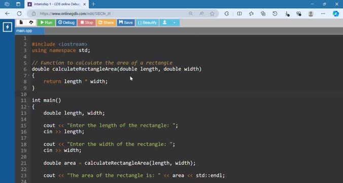 Hamna Anwar on LinkedIn: #cplusplus #coding #internship #youngdev # ... Hamna Anwar on LinkedIn: #cplusplus #coding #internship #youngdev # ...