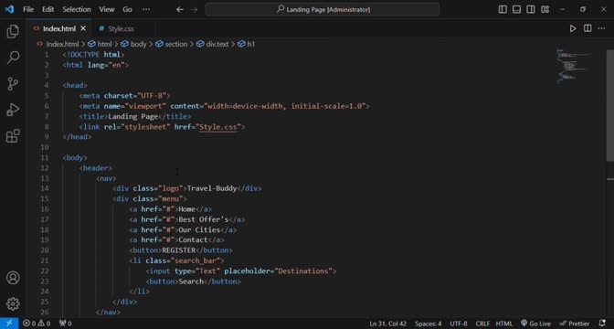 Coding progress update: landing page design | Ratnesh Kshirsagar posted ... Coding progress update: landing page design | Ratnesh Kshirsagar posted ...