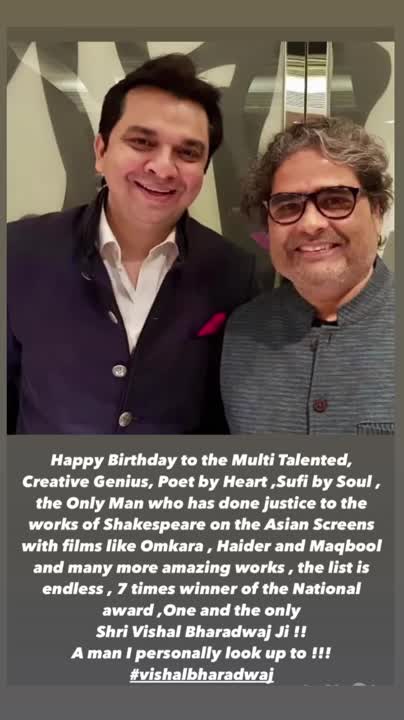 Gaurav Prakash on LinkedIn: #vishalbharadwaj Gaurav Prakash on LinkedIn: #vishalbharadwaj