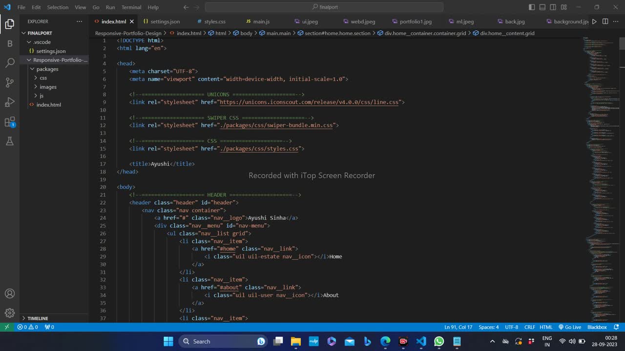 Ayushi Sinha on LinkedIn: #task2 #codsoft #codsoft #webdevelopment # ... Ayushi Sinha on LinkedIn: #task2 #codsoft #codsoft #webdevelopment # ...