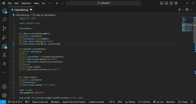 Anand Raj Singh on LinkedIn: #codsoft #internship #pythonprogramming Anand Raj Singh on LinkedIn: #codsoft #internship #pythonprogramming