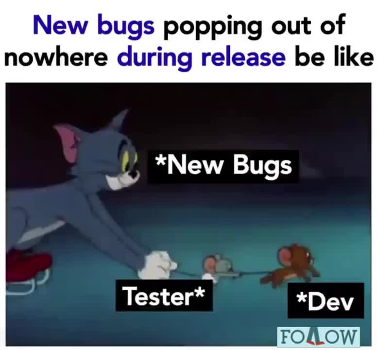 Shoayb Amiruddin Malek on LinkedIn: Tester : New bugs popping out of ... Shoayb Amiruddin Malek on LinkedIn: Tester : New bugs popping out of ...