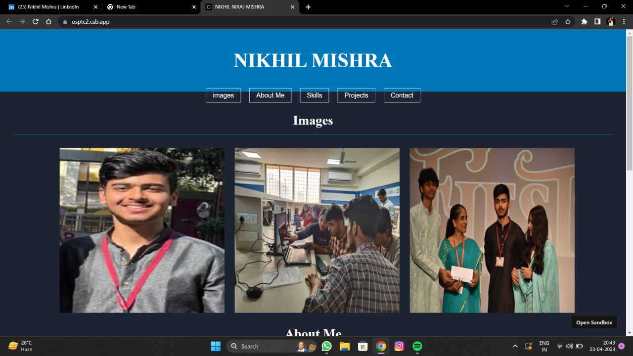 Nikhil Mishra on LinkedIn: #webdevelopment #html #css #firstwebsite # ... Nikhil Mishra on LinkedIn: #webdevelopment #html #css #firstwebsite # ...