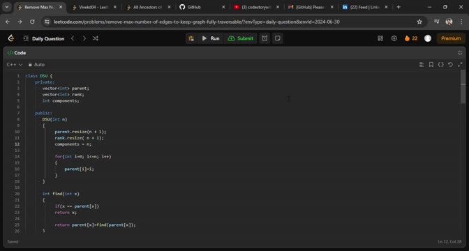 Vivek Dhakad on LinkedIn: #coding #leetcode #graphtheory #dsu # ... Vivek Dhakad on LinkedIn: #coding #leetcode #graphtheory #dsu # ...