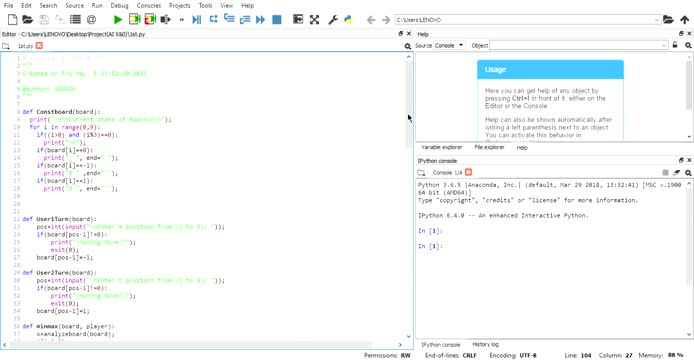Souvik Hazra on LinkedIn: #connection #python #ai #tictactoe #devtown Souvik Hazra on LinkedIn: #connection #python #ai #tictactoe #devtown
