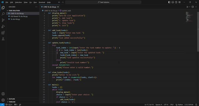 Finished To-Do List app with Python | Vighnesh Narawade posted on the ... Finished To-Do List app with Python | Vighnesh Narawade posted on the ...