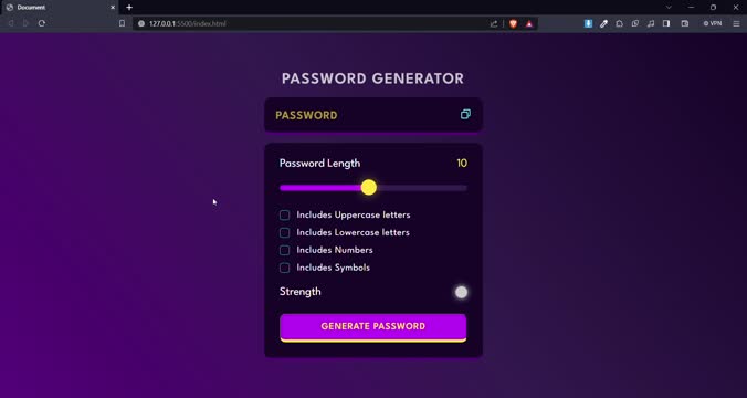 Yash Chaturvedi on LinkedIn: #passwordgenerator #javascript #html #css ... Yash Chaturvedi on LinkedIn: #passwordgenerator #javascript #html #css ...