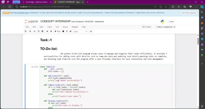 Rutuja Molawade on LinkedIn: #codesoft #intern #pythonprogramming Rutuja Molawade on LinkedIn: #codesoft #intern #pythonprogramming