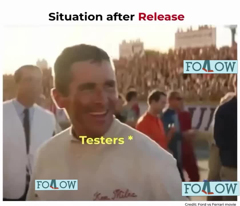 Shoayb Amiruddin Malek on LinkedIn: Tester & Developer situation after ... Shoayb Amiruddin Malek on LinkedIn: Tester & Developer situation after ...