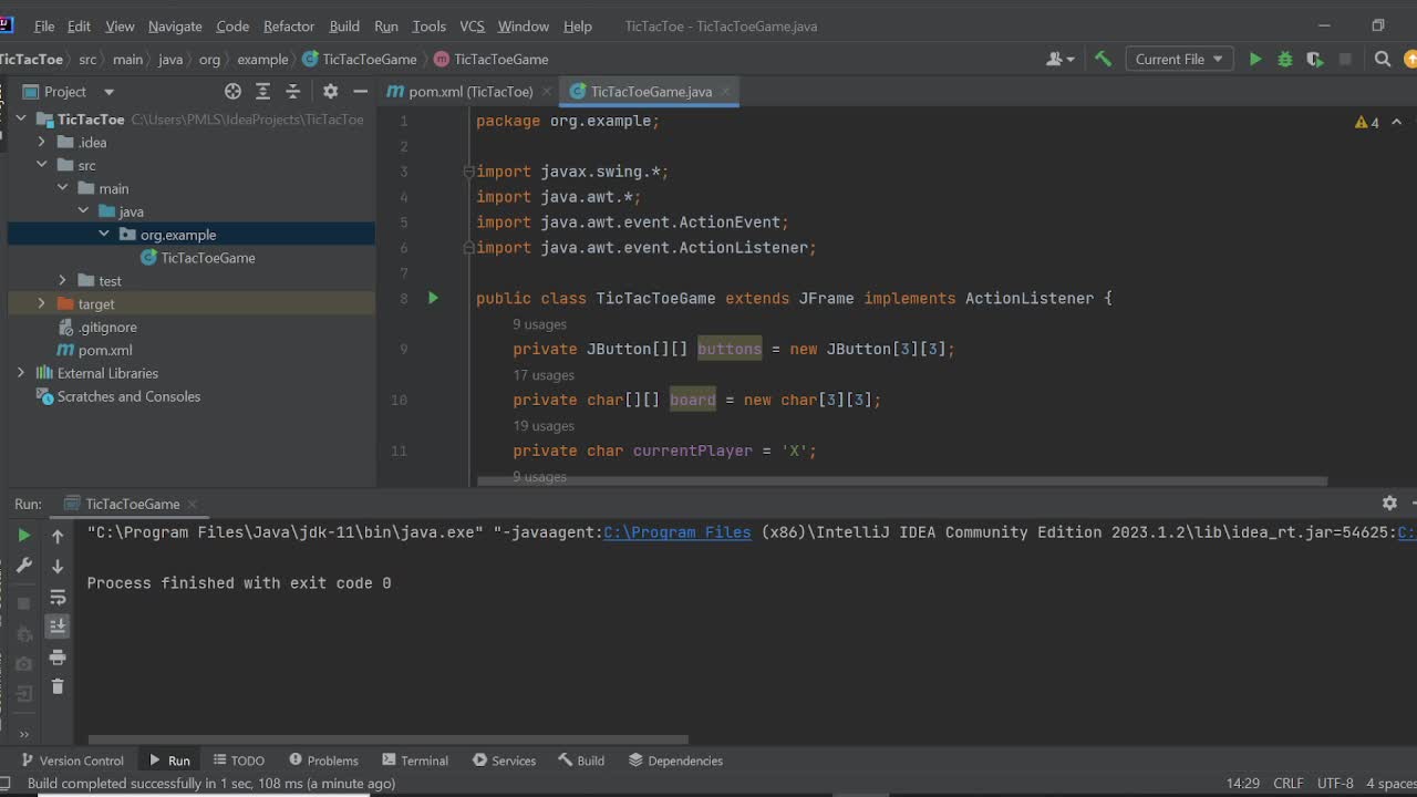 Chandan Kumar on LinkedIn: #java #swing #tictactoe #gamedevelopment # ... Chandan Kumar on LinkedIn: #java #swing #tictactoe #gamedevelopment # ...