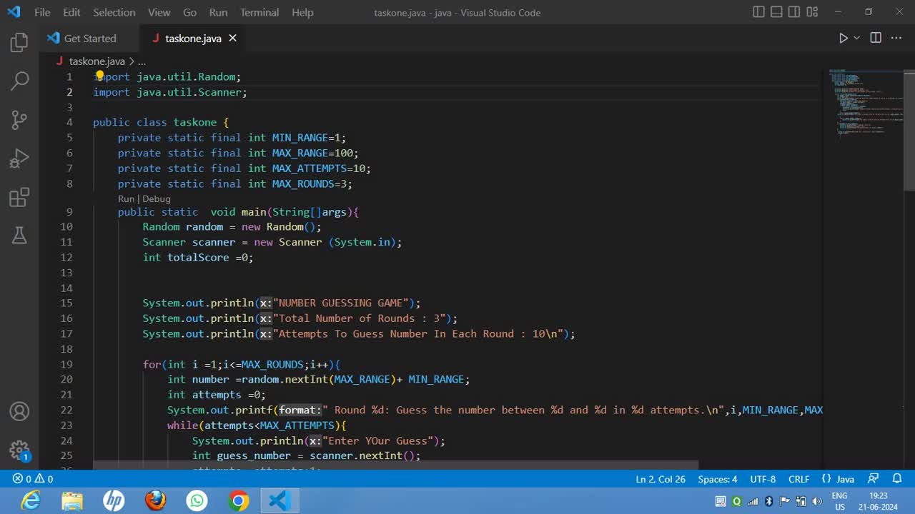 Prachi Samantray on LinkedIn: #codsoft #java #internship Prachi Samantray on LinkedIn: #codsoft #java #internship