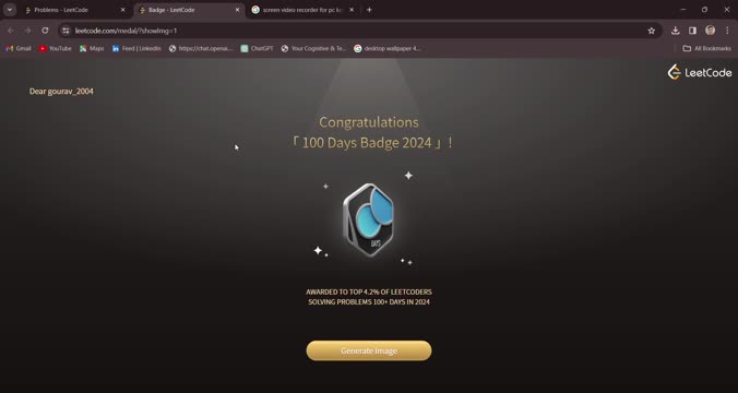 Gourav Mehar on LinkedIn: #leetcode #codingchallenge #100daysofcode # ... Gourav Mehar on LinkedIn: #leetcode #codingchallenge #100daysofcode # ...