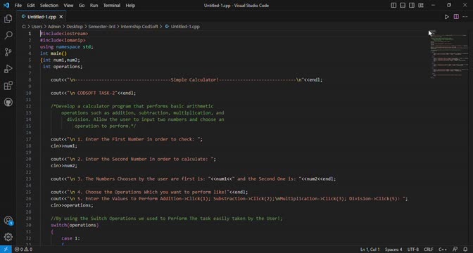 Dhruv Dhayal. on LinkedIn: #coding #c #codsoft #calculator #codsoft Dhruv Dhayal. on LinkedIn: #coding #c #codsoft #calculator #codsoft