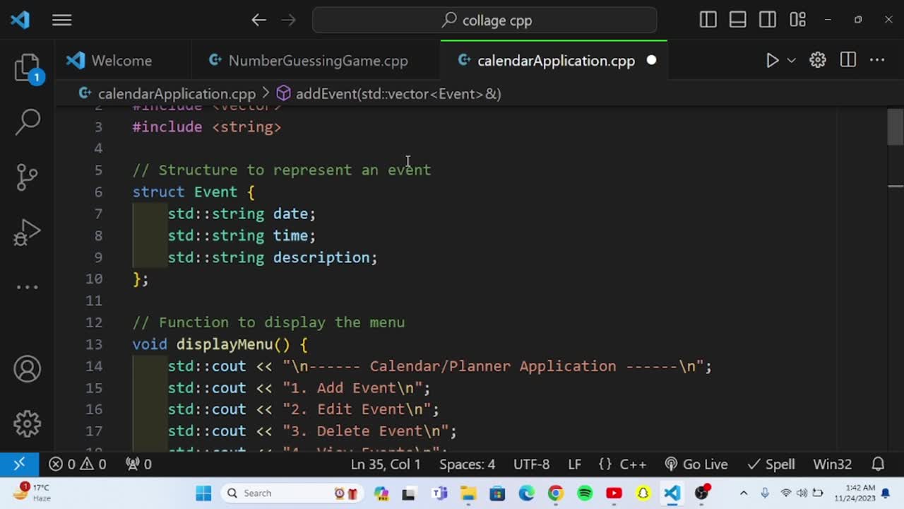Atul Jaitwar on LinkedIn: #internarmy #cpp #programming #calendarapp # ... Atul Jaitwar on LinkedIn: #internarmy #cpp #programming #calendarapp # ...