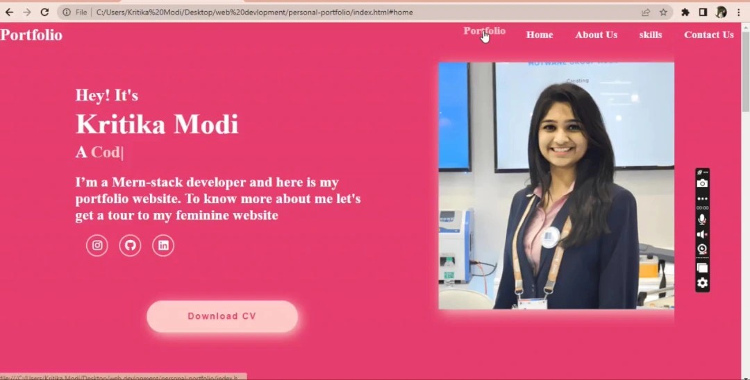 Kritika Modi on LinkedIn: #codsoft #webdevelopment #internship Kritika Modi on LinkedIn: #codsoft #webdevelopment #internship