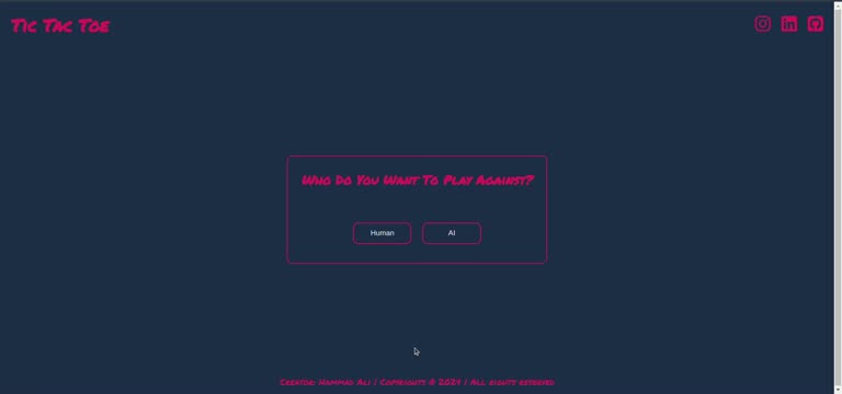 Hammad Ali on LinkedIn: #webdevelopment #javascript #tictactoe #coding ... Hammad Ali on LinkedIn: #webdevelopment #javascript #tictactoe #coding ...