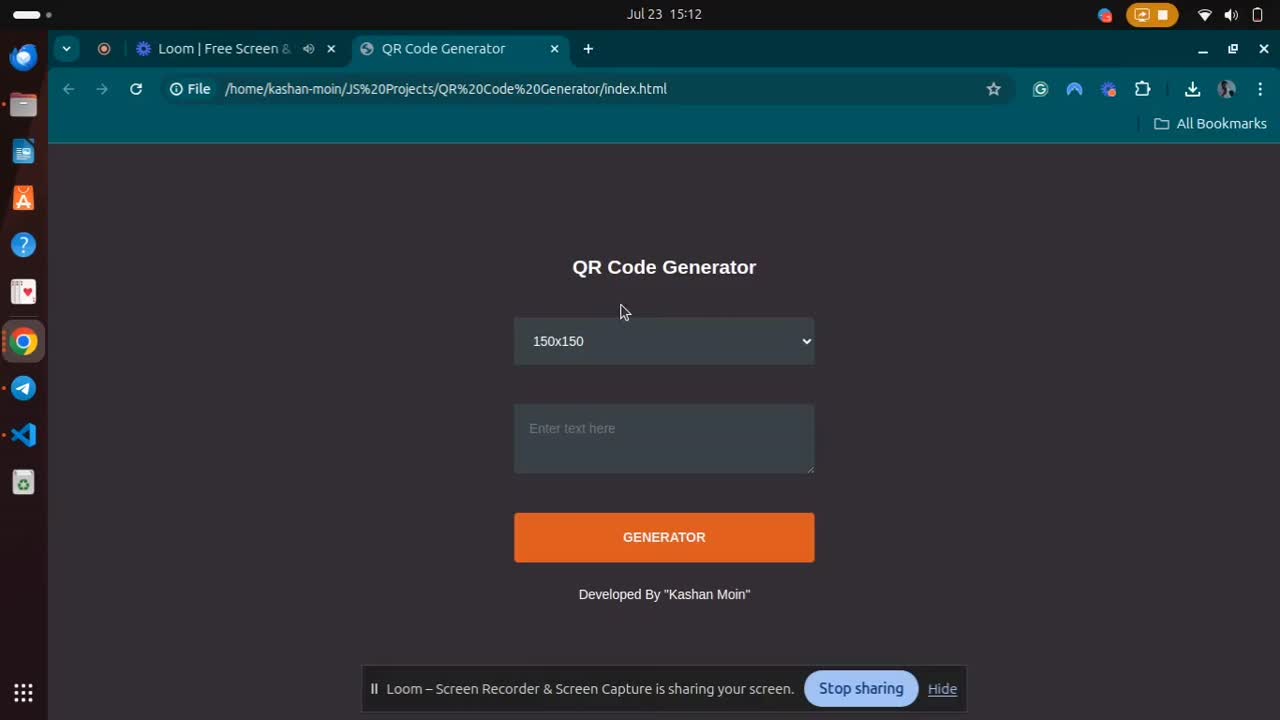 Muhammad Mueen Arif on LinkedIn: #qrcode #html #css #js #project #web # ... Muhammad Mueen Arif on LinkedIn: #qrcode #html #css #js #project #web # ...