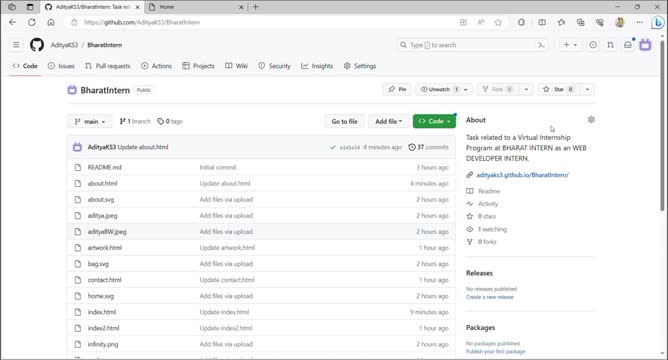 Aditya Kumar Singh on LinkedIn: #webdevelopment #html #css #internship Aditya Kumar Singh on LinkedIn: #webdevelopment #html #css #internship
