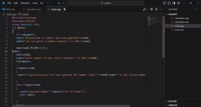 Kashish Chauhan on LinkedIn: #coding #internship #codsoft #learning #cpp Kashish Chauhan on LinkedIn: #coding #internship #codsoft #learning #cpp