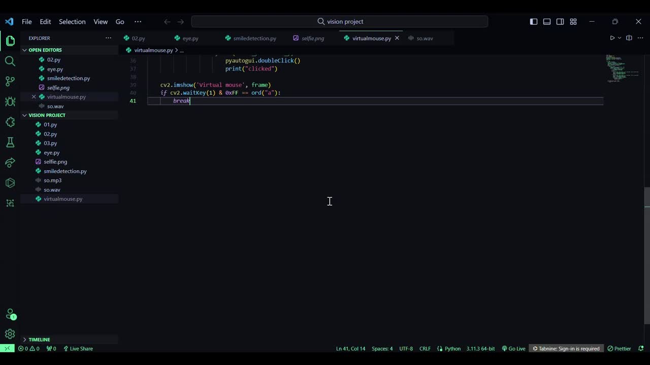 Amit Chauhan on LinkedIn: #virtualmouse #python #innovation #opensource ... Amit Chauhan on LinkedIn: #virtualmouse #python #innovation #opensource ...