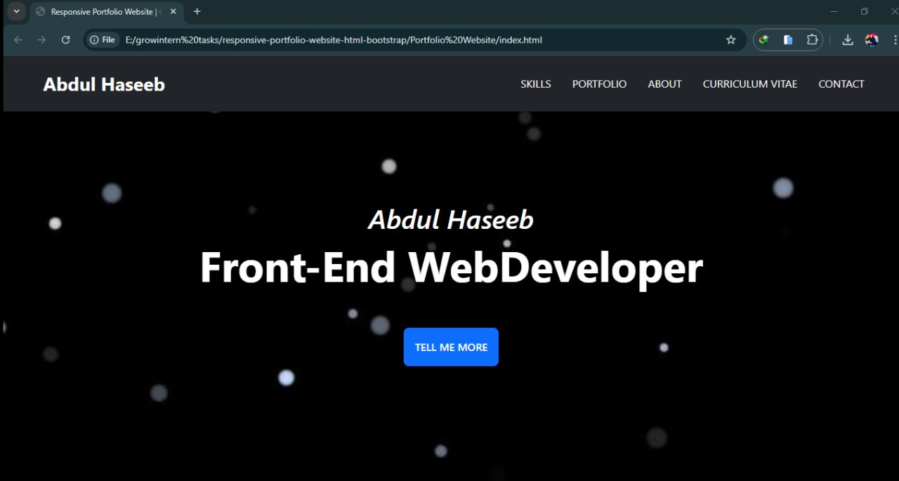Abdul Haseeb Abbasi on LinkedIn: #webdevelopment #portfolio #internship ... Abdul Haseeb Abbasi on LinkedIn: #webdevelopment #portfolio #internship ...