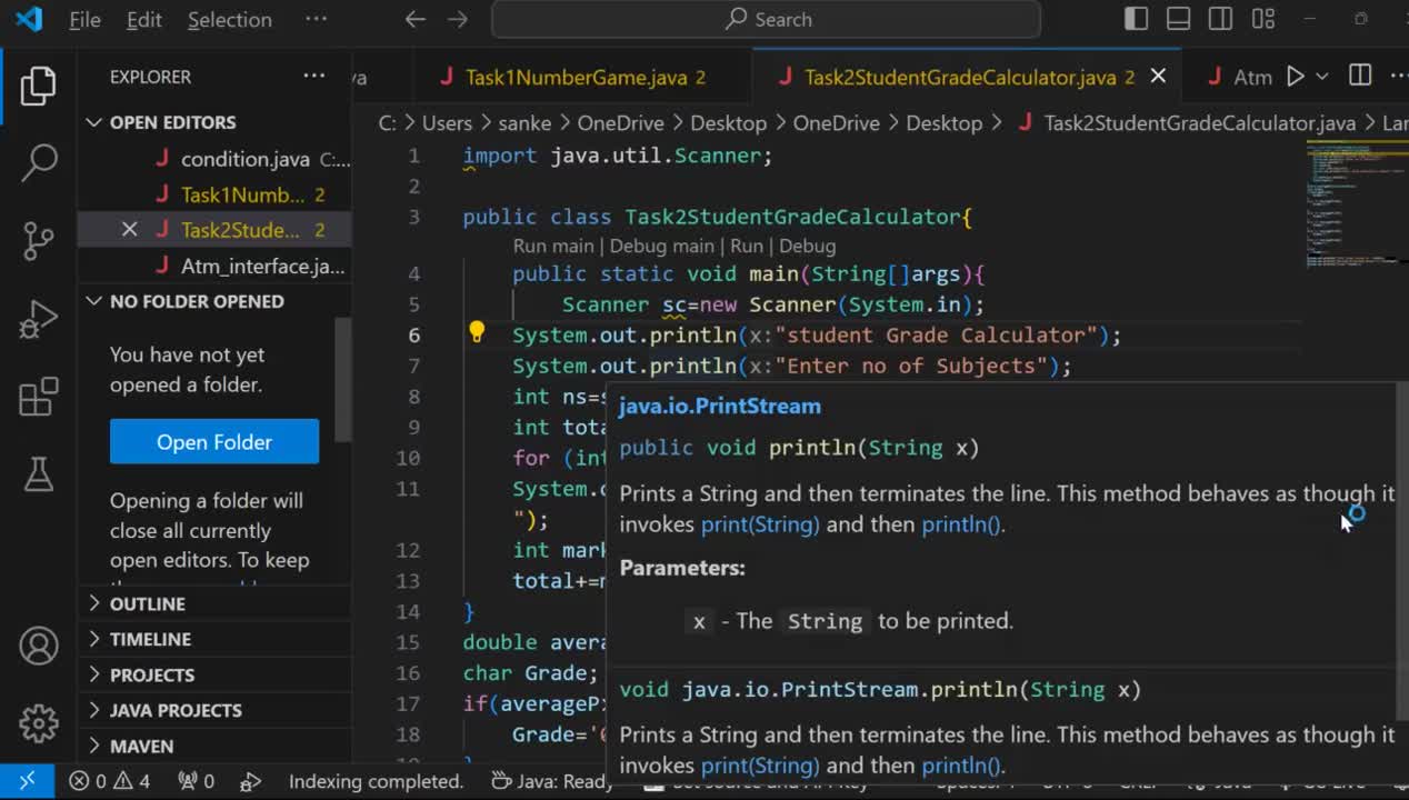 Sanket Lohakare on LinkedIn: #codsoft #java #programming #internship # ... Sanket Lohakare on LinkedIn: #codsoft #java #programming #internship # ...