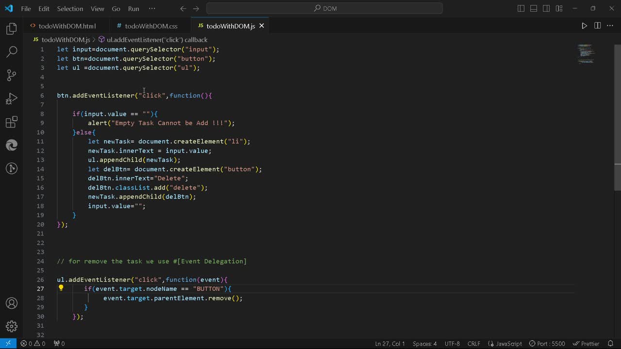 Shantanu Pawar on LinkedIn: #javascript #js #dom #mernstack #css Shantanu Pawar on LinkedIn: #javascript #js #dom #mernstack #css