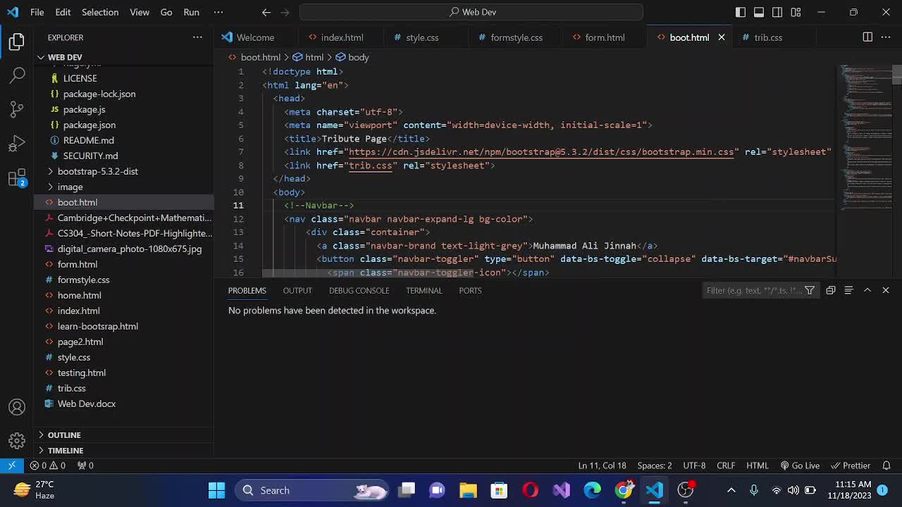 Savera Rizwan on LinkedIn: #css #html #bootstrap #tribute Savera Rizwan on LinkedIn: #css #html #bootstrap #tribute
