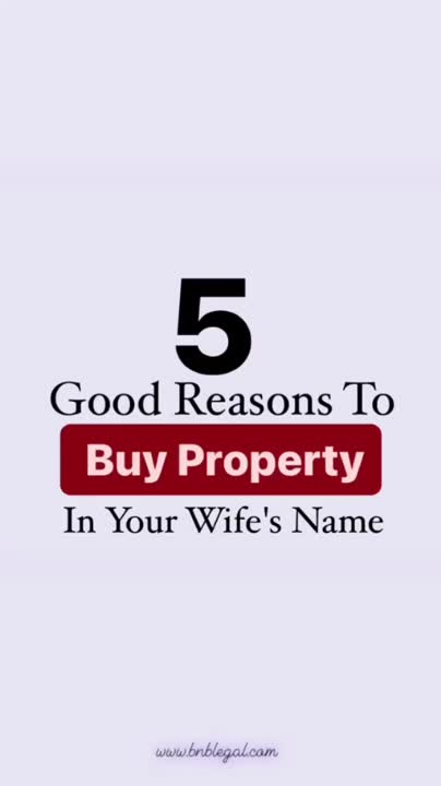 B&B Associates LLP on LinkedIn: Good Reasons To Buy Property In Woman's ... B&B Associates LLP on LinkedIn: Good Reasons To Buy Property In Woman's ...