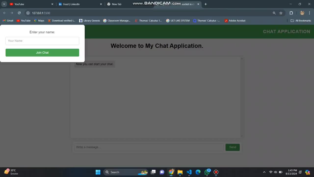 Hamza Naseer on LinkedIn: #webdevelopment #socketio #realtime #chatapp ... Hamza Naseer on LinkedIn: #webdevelopment #socketio #realtime #chatapp ...