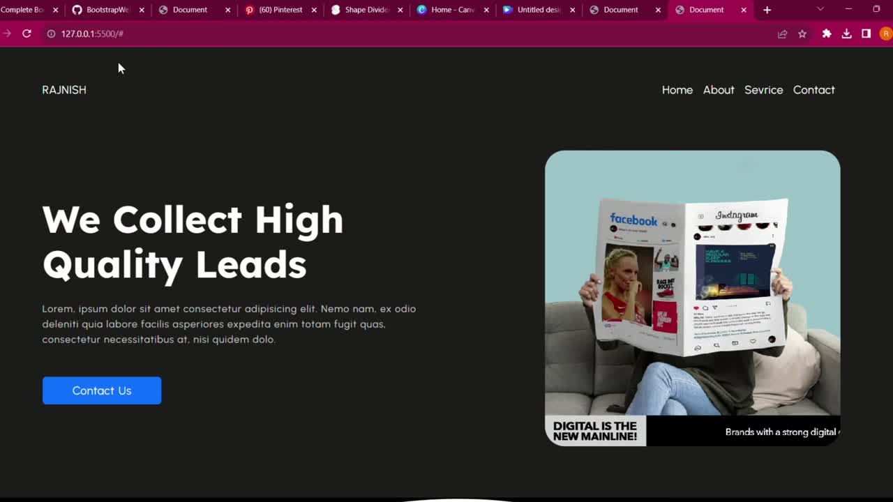 Rajni Kumar Aman on LinkedIn: #html #css #bootstrap #webdesign # ... Rajni Kumar Aman on LinkedIn: #html #css #bootstrap #webdesign # ...