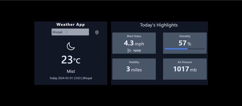 Amit Dhadange on LinkedIn: #reactjs #tailwindcss #weatherapp Amit Dhadange on LinkedIn: #reactjs #tailwindcss #weatherapp
