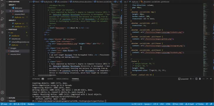 Ajay Birare on LinkedIn: #github #html #css #frontenddeveloper Ajay Birare on LinkedIn: #github #html #css #frontenddeveloper