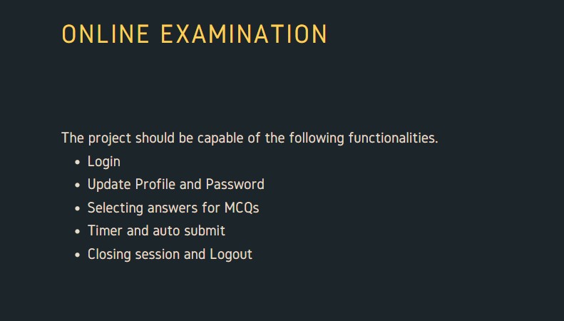Bhoopendra . on LinkedIn: #oasisinfobyte #onlineexaminationform #java # ... Bhoopendra . on LinkedIn: #oasisinfobyte #onlineexaminationform #java # ...