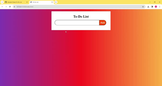 SHALU KUMARI on LinkedIn: #codingsamurai #todolistproject # ... SHALU KUMARI on LinkedIn: #codingsamurai #todolistproject # ...