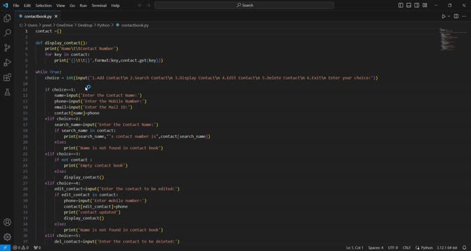 Preethi Daluvai on LinkedIn: #codsoft #pythonprogramming #codsoftinternship Preethi Daluvai on LinkedIn: #codsoft #pythonprogramming #codsoftinternship