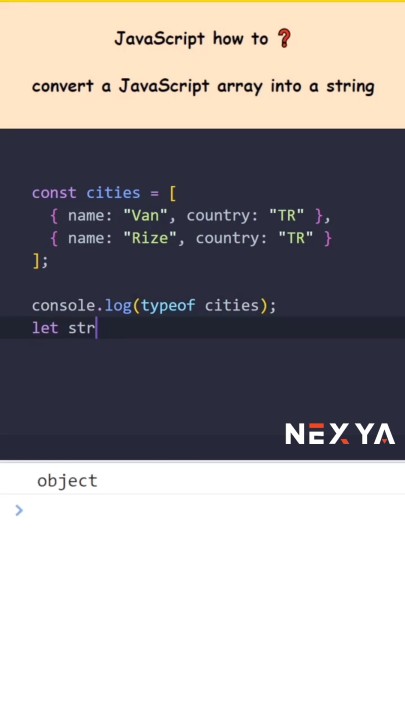 Gourav Malviya on LinkedIn: #javascript #arraytostring #webdevelopment ... Gourav Malviya on LinkedIn: #javascript #arraytostring #webdevelopment ...