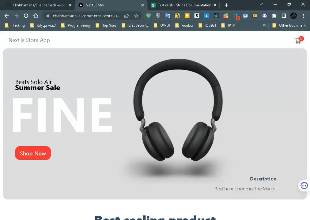 Ehab Hamada on LinkedIn: #react #ecommerce #sanity #stripe #nextjs # ... Ehab Hamada on LinkedIn: #react #ecommerce #sanity #stripe #nextjs # ...