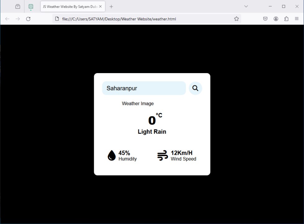 Satyam Dubey on LinkedIn: #html #css #javascript #weatherwebsite # ... Satyam Dubey on LinkedIn: #html #css #javascript #weatherwebsite # ...