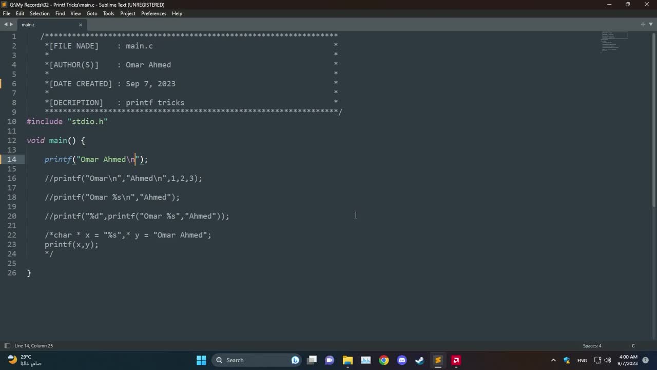 Omar Ahmed on LinkedIn: #cprogramming #programmingtips # ... Omar Ahmed on LinkedIn: #cprogramming #programmingtips # ...