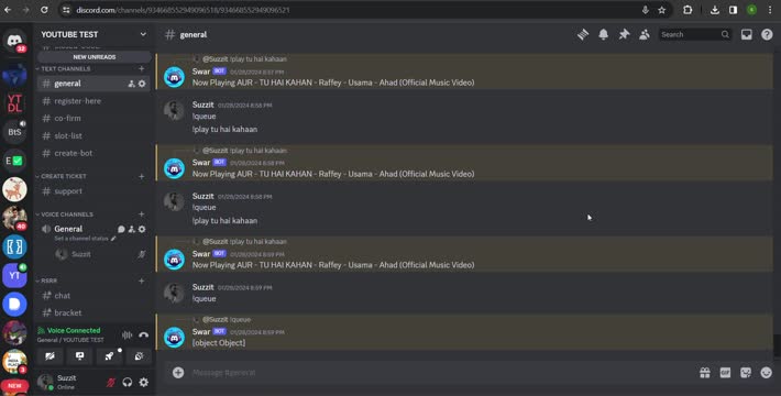 Sujit Mishra on LinkedIn: #discordbot #musicbot #javascript #opensource Sujit Mishra on LinkedIn: #discordbot #musicbot #javascript #opensource