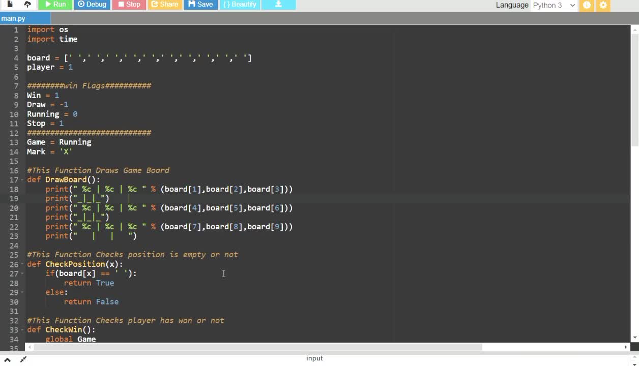 Swarup Jadhav on LinkedIn: #pythonprogramming #internpe #tictactoe Swarup Jadhav on LinkedIn: #pythonprogramming #internpe #tictactoe