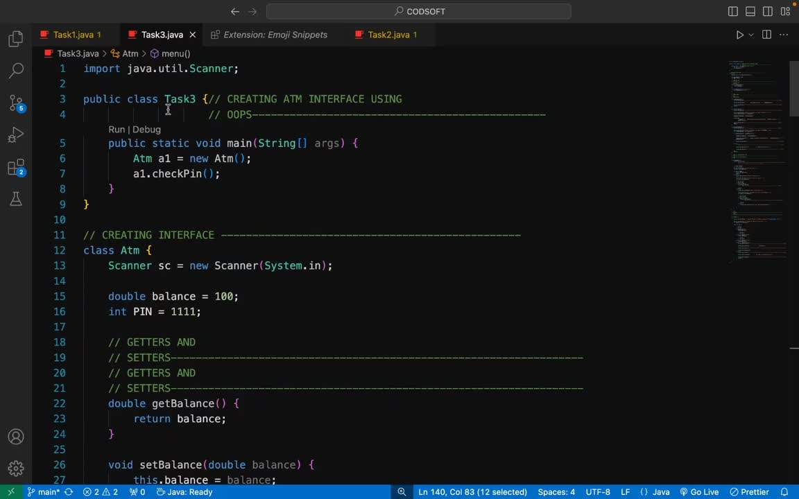 Vansh Agarwal on LinkedIn: #codsoft #coding #java #oops #dsa # ... Vansh Agarwal on LinkedIn: #codsoft #coding #java #oops #dsa # ...