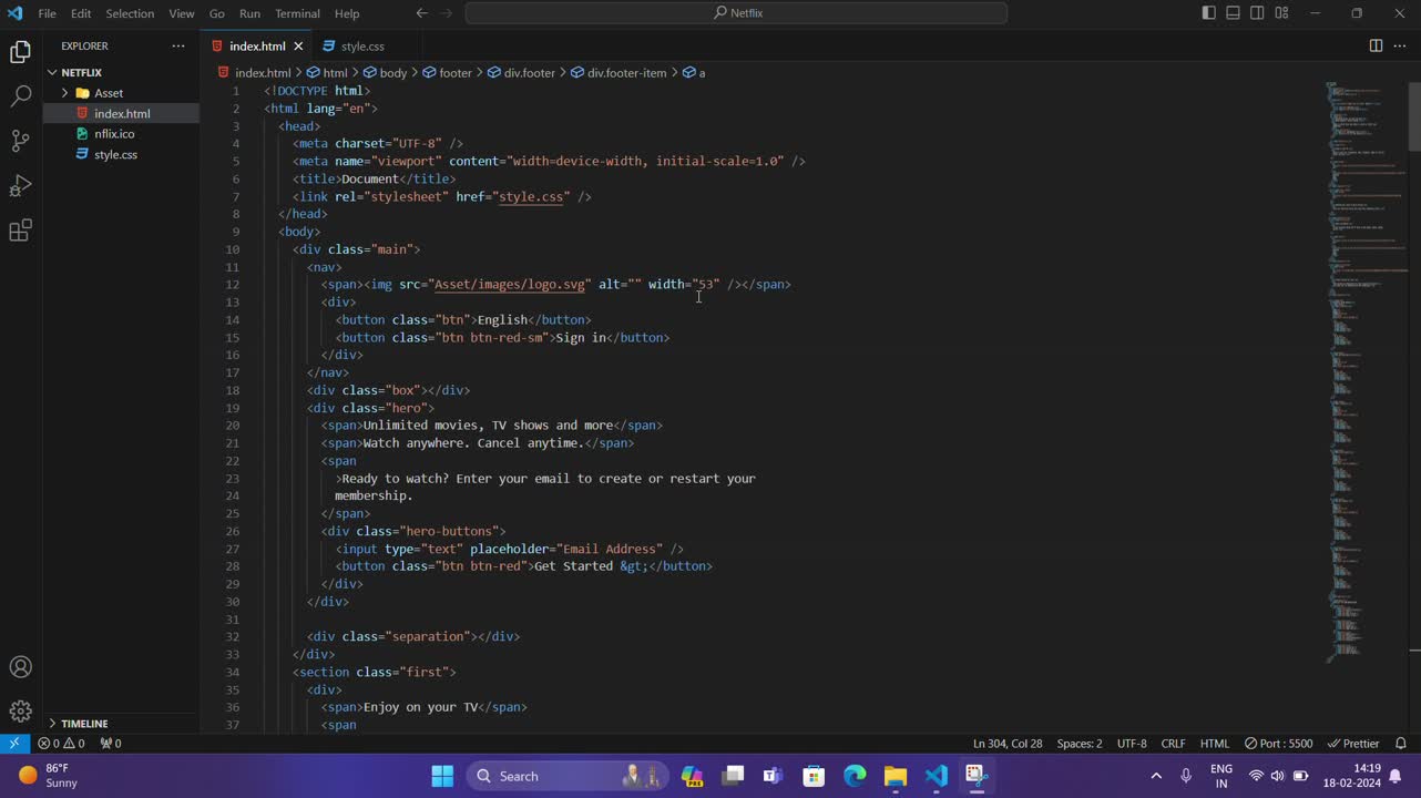 🎬🌐 Netflix clone with HTML and CSS is 100% responsive! 🚀 | Shreyansh ... 🎬🌐 Netflix clone with HTML and CSS is 100% responsive! 🚀 | Shreyansh ...