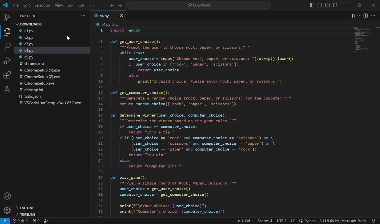 Katam Rani on LinkedIn: #codsoft #codsoftinternship #pythonprogramming Katam Rani on LinkedIn: #codsoft #codsoftinternship #pythonprogramming