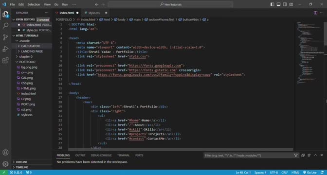 Shruti Yadav on LinkedIn: #portfolio #html #css #internship #codsoft # ... Shruti Yadav on LinkedIn: #portfolio #html #css #internship #codsoft # ...