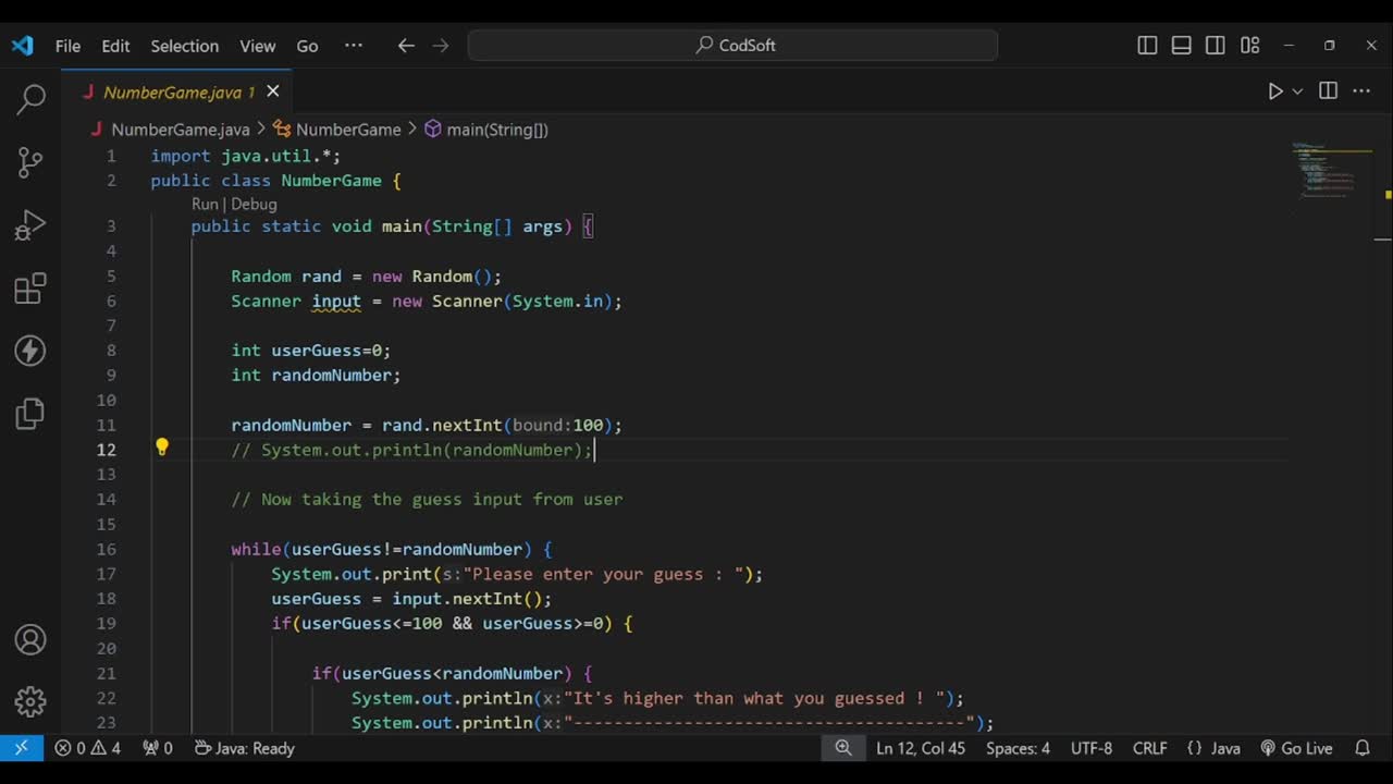 Vedant Zawar on LinkedIn: #codsoft #internship #javaprogramming Vedant Zawar on LinkedIn: #codsoft #internship #javaprogramming