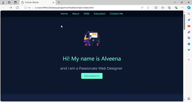 Alveena Aslam on LinkedIn: #internship #html #css #javascript Alveena Aslam on LinkedIn: #internship #html #css #javascript